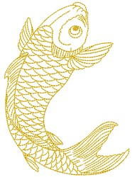 Koi Embroidery Design | EmbroideryDesigns.com