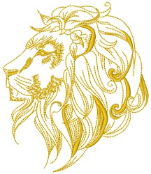 Lion Embroidery Design | EmbroideryDesigns.com