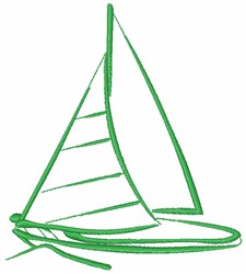 Boat Embroidery Design | EmbroideryDesigns.com