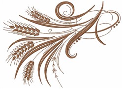 Grain Embroidery Design | EmbroideryDesigns.com