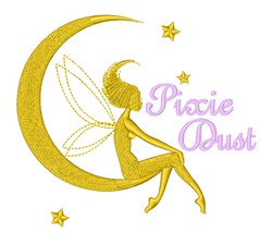 Pixie Dust Fairy Embroidery Design | EmbroideryDesigns.com