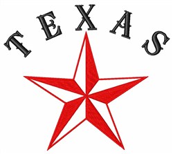 Texas Star Embroidery Design | EmbroideryDesigns.com