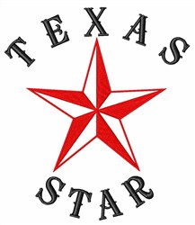 Texas Star Embroidery Design | EmbroideryDesigns.com