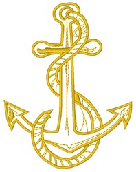 Anchor Embroidery Design | EmbroideryDesigns.com