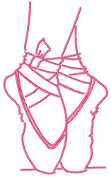 En Pointe Ballet Embroidery Design | EmbroideryDesigns.com