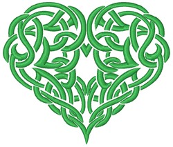 Celtic Heart Embroidery Design | EmbroideryDesigns.com