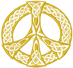 Peace Sign Embroidery Design | EmbroideryDesigns.com