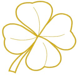 Four Leaf Clover Embroidery Design | EmbroideryDesigns.com
