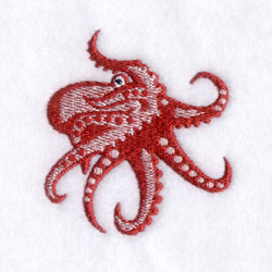 Octopus Embroidery Design | EmbroideryDesigns.com