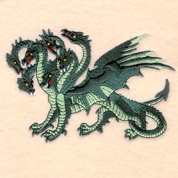 Hydra Embroidery Design | EmbroideryDesigns.com