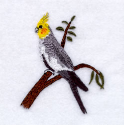 Cockatiel Embroidery Design | EmbroideryDesigns.com