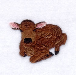 Calf Embroidery Design | EmbroideryDesigns.com