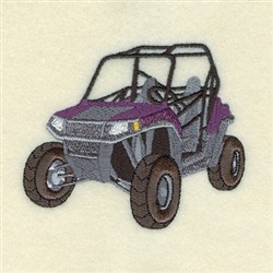 Side By Side ATV Embroidery Design | EmbroideryDesigns.com