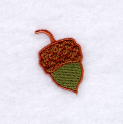 Autumn Harvest Acorn Embroidery Design | EmbroideryDesigns.com