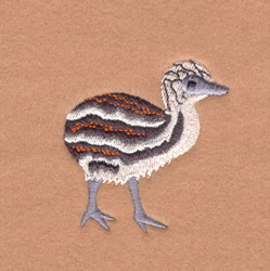 Baby Emu Embroidery Design | EmbroideryDesigns.com