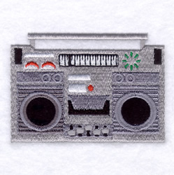 Radio Embroidery Design | EmbroideryDesigns.com