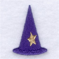 Mini Wizard Hat Embroidery Design | EmbroideryDesigns.com