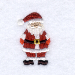 Mini Santa Claus Embroidery Design | EmbroideryDesigns.com