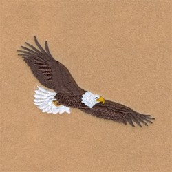 Soaring Eagle Embroidery Design | EmbroideryDesigns.com