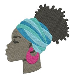 African Woman Embroidery Design | EmbroideryDesigns.com