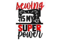 Sewing Super Power Embroidery Design | EmbroideryDesigns.com