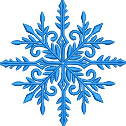 Snowflake Embroidery Design | EmbroideryDesigns.com
