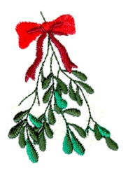 Mistletoe Embroidery Design | EmbroideryDesigns.com