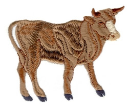 Ox Embroidery Design | EmbroideryDesigns.com