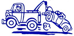 Wrecker Tow Embroidery Design | EmbroideryDesigns.com