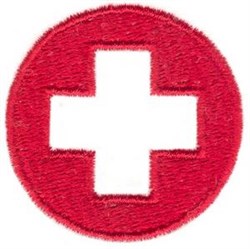 Red Cross Embroidery Design | EmbroideryDesigns.com