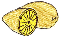 Free Lemon Embroidery Design | EmbroideryDesigns.com