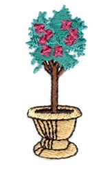 Topiary Embroidery Design | EmbroideryDesigns.com
