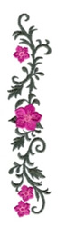 Flower Vine Embroidery Design | EmbroideryDesigns.com