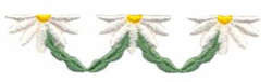 Daisy Chain Embroidery Design | EmbroideryDesigns.com