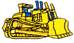 Bulldozer Embroidery Design | EmbroideryDesigns.com