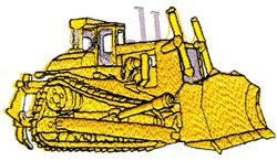 Heavy Equipment Embroidery Design | EmbroideryDesigns.com