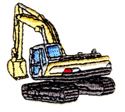 Digger Embroidery Design | EmbroideryDesigns.com