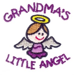 Grandmas Little Angel Embroidery Design | EmbroideryDesigns.com