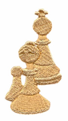 Chess Pieces Embroidery Design | EmbroideryDesigns.com