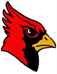 Cardinal Mascot Embroidery Design | EmbroideryDesigns.com