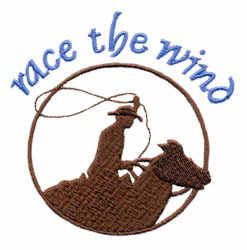 Race The Wind Embroidery Design | EmbroideryDesigns.com