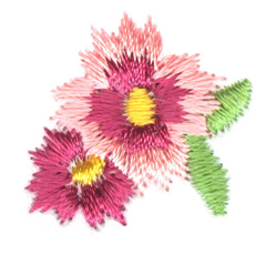 Mini Flowers Embroidery Design | EmbroideryDesigns.com