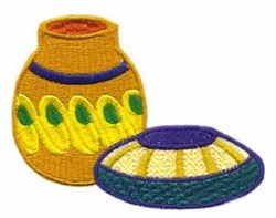 Pottery Embroidery Design | EmbroideryDesigns.com