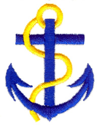 Anchor Embroidery Design | EmbroideryDesigns.com