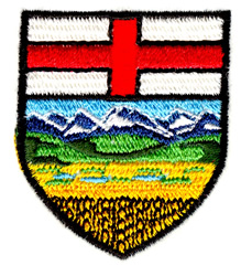 Alberta Shield Embroidery Design | EmbroideryDesigns.com