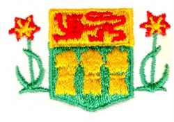 Saskatchewan Shield Embroidery Design | EmbroideryDesigns.com