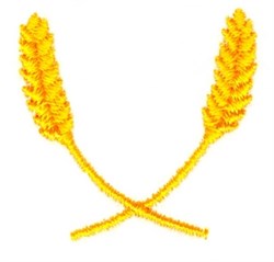 Wheat Crest Embroidery Design | EmbroideryDesigns.com