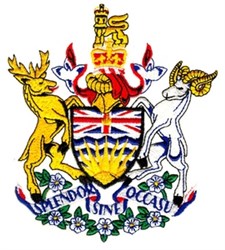 British Columbia Emblem Embroidery Design | EmbroideryDesigns.com