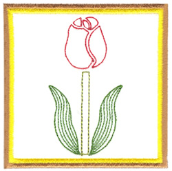 Rosebud Embroidery Design | EmbroideryDesigns.com