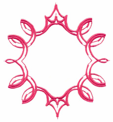 Looping Border Embroidery Design | EmbroideryDesigns.com